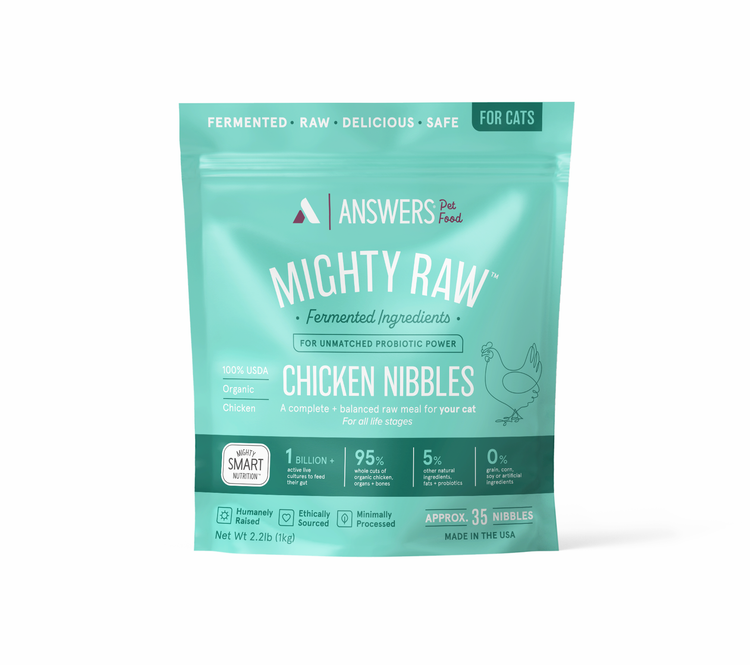 Mighty Raw Chicken For Cats – ANSWERS Pet Food